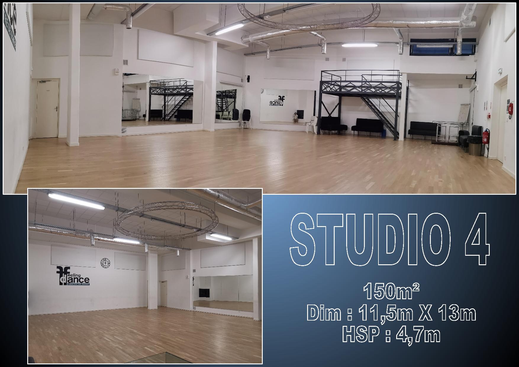 LOCATION DE STUDIOS – FEELING DANCE